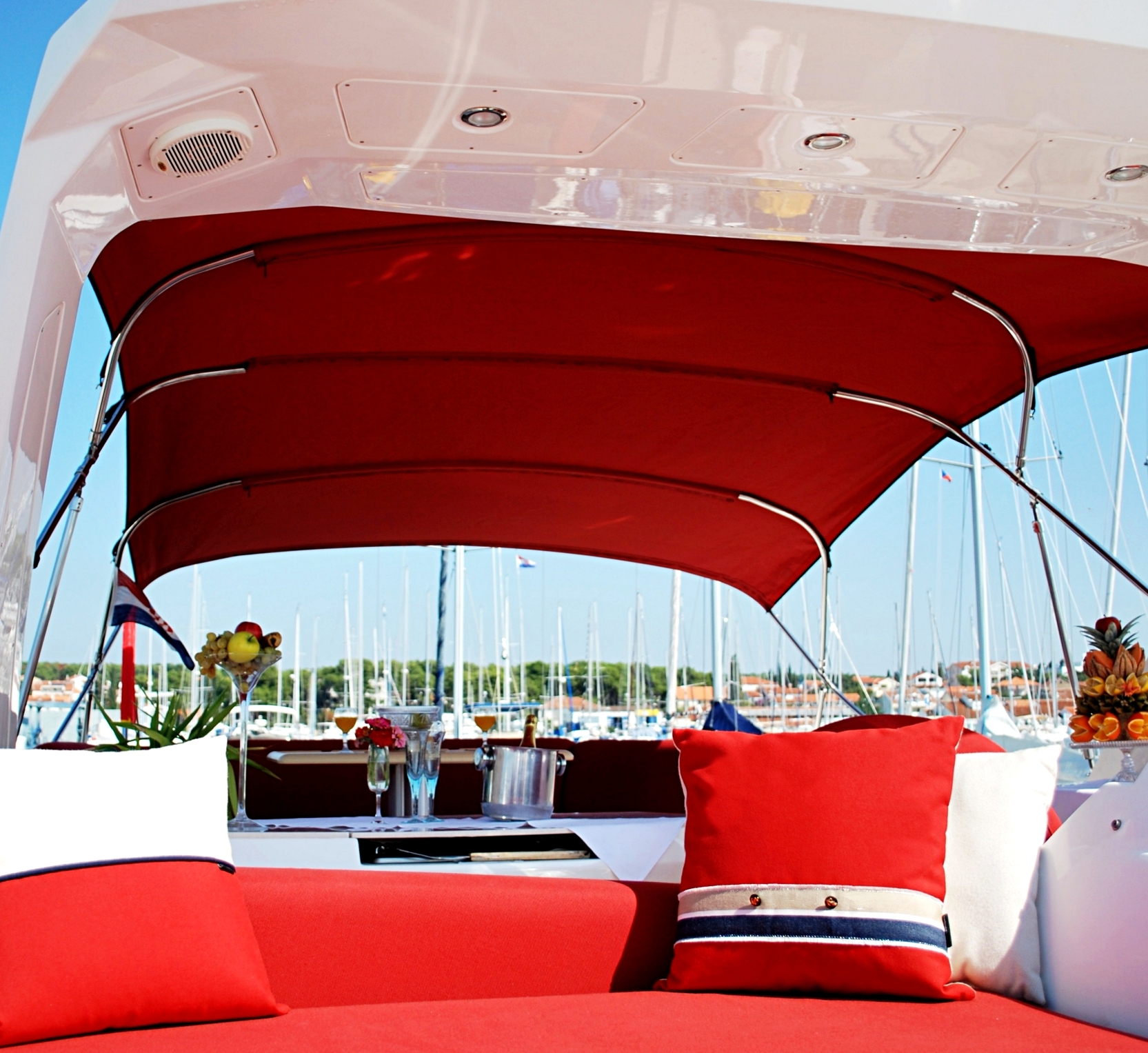 SUNSHADES & AWNINGS - Superyacht Upholstery in Croatia