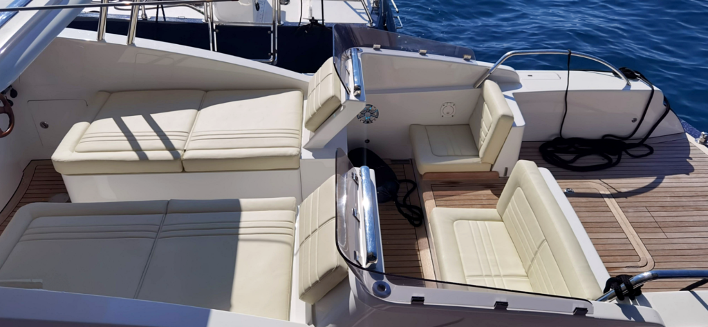 VIKAL OPEN 12 M - REUPHOLSTERY - Superyacht Upholstery in Croatia